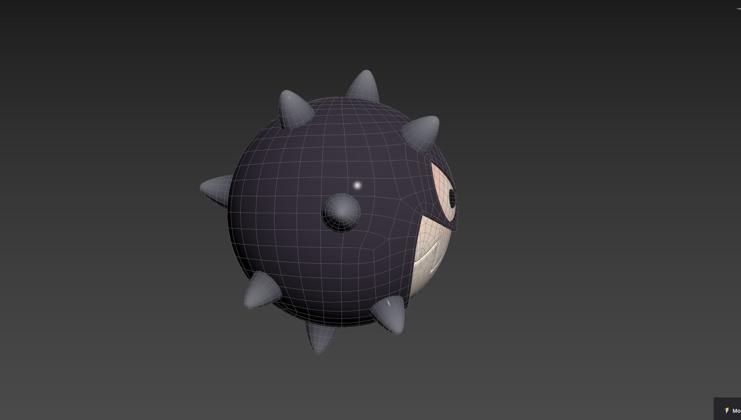 Character244 Spike Ball 3D model | CGTrader