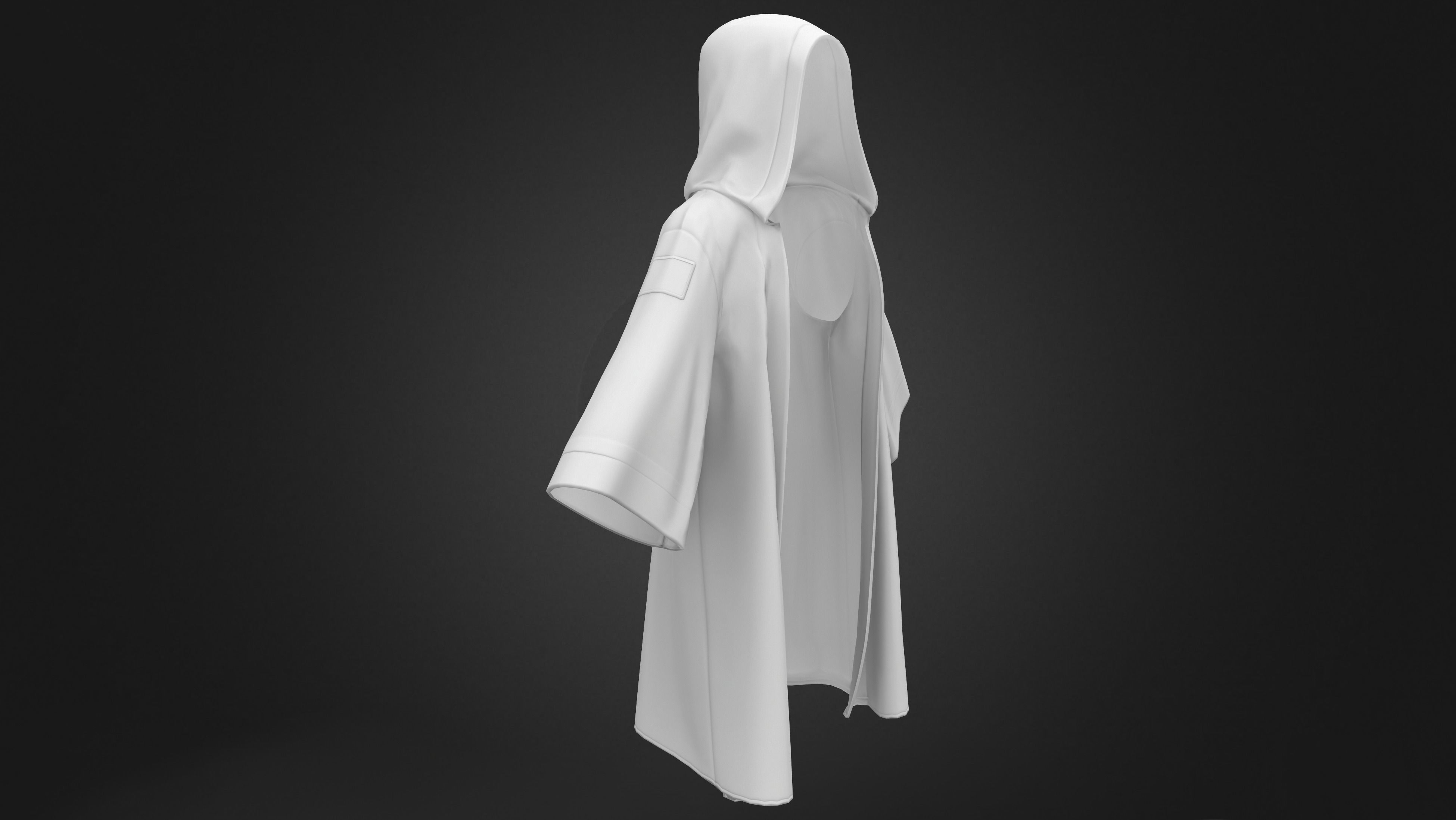 3D model Female Hot Pink Boxing Robe VR / AR / low-poly | CGTrader