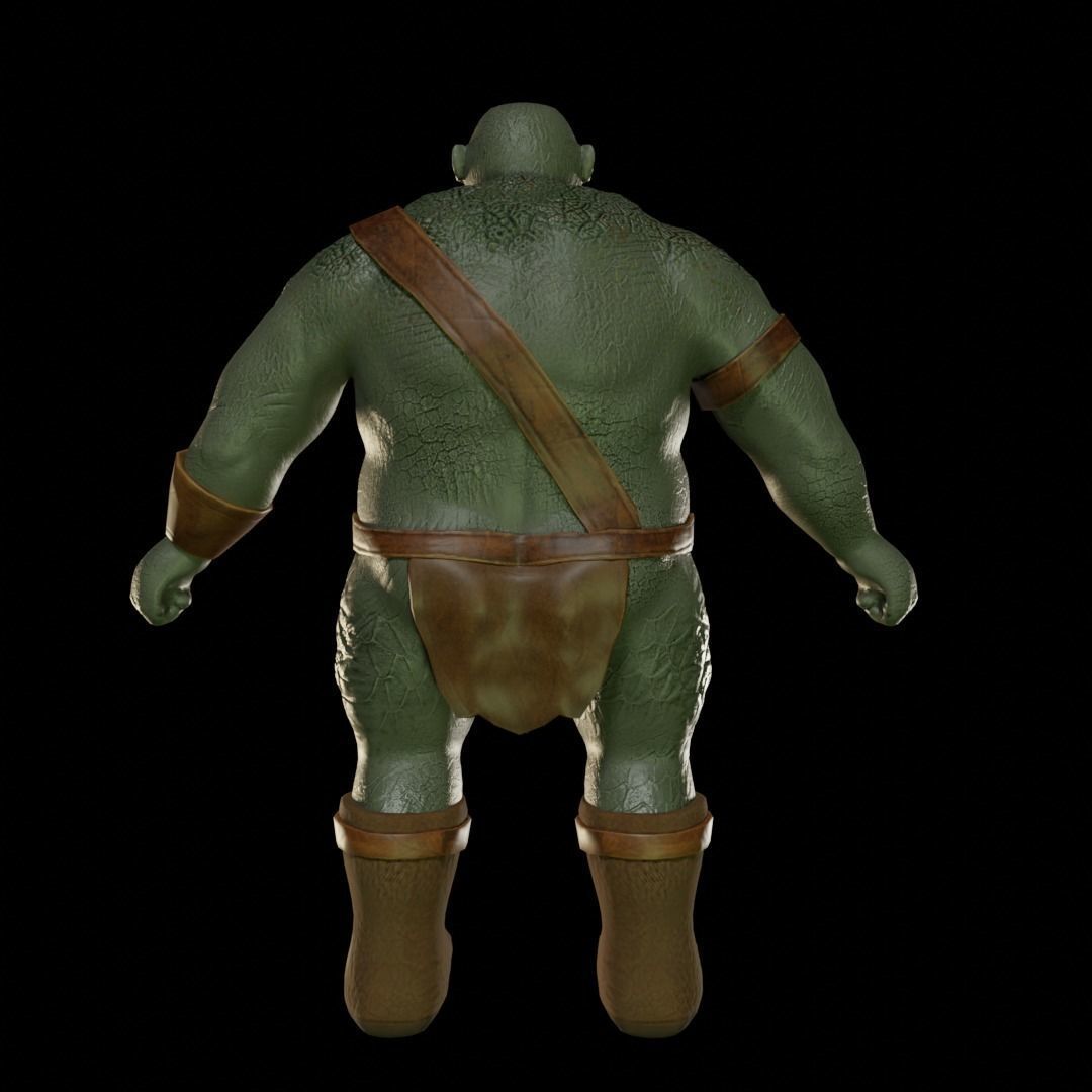 Fantacy Orc Character free VR / AR / low-poly 3D model animated rigged ...