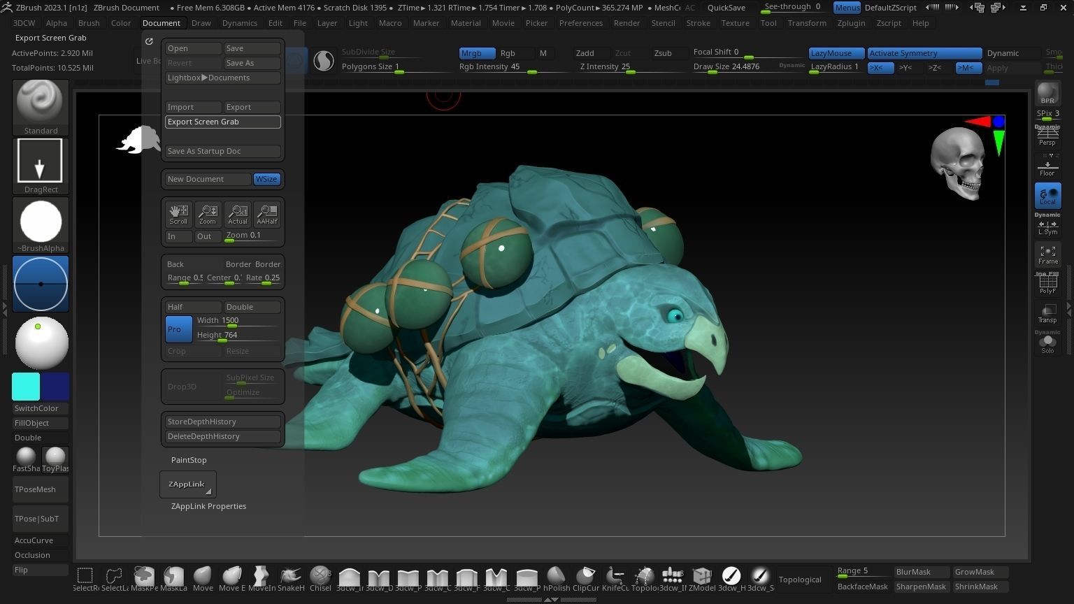 Stylized Turtle High poly 3D model | CGTrader