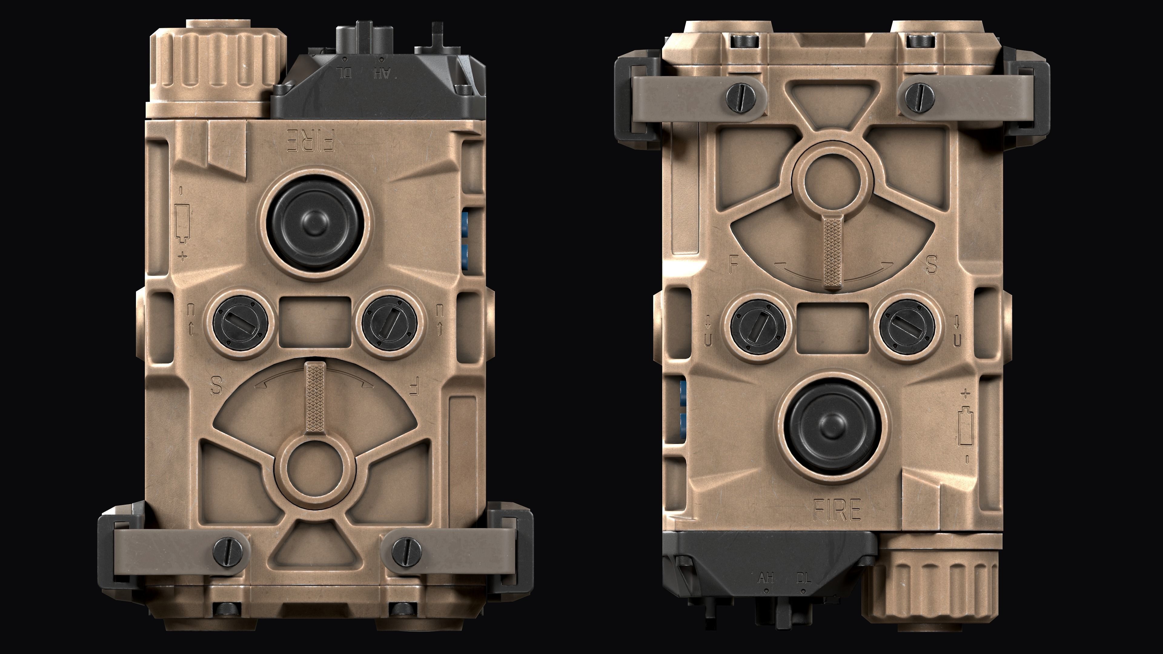 3D model Tactical device Laser Sight EOtech OGL VR / AR / low-poly | CGTrader