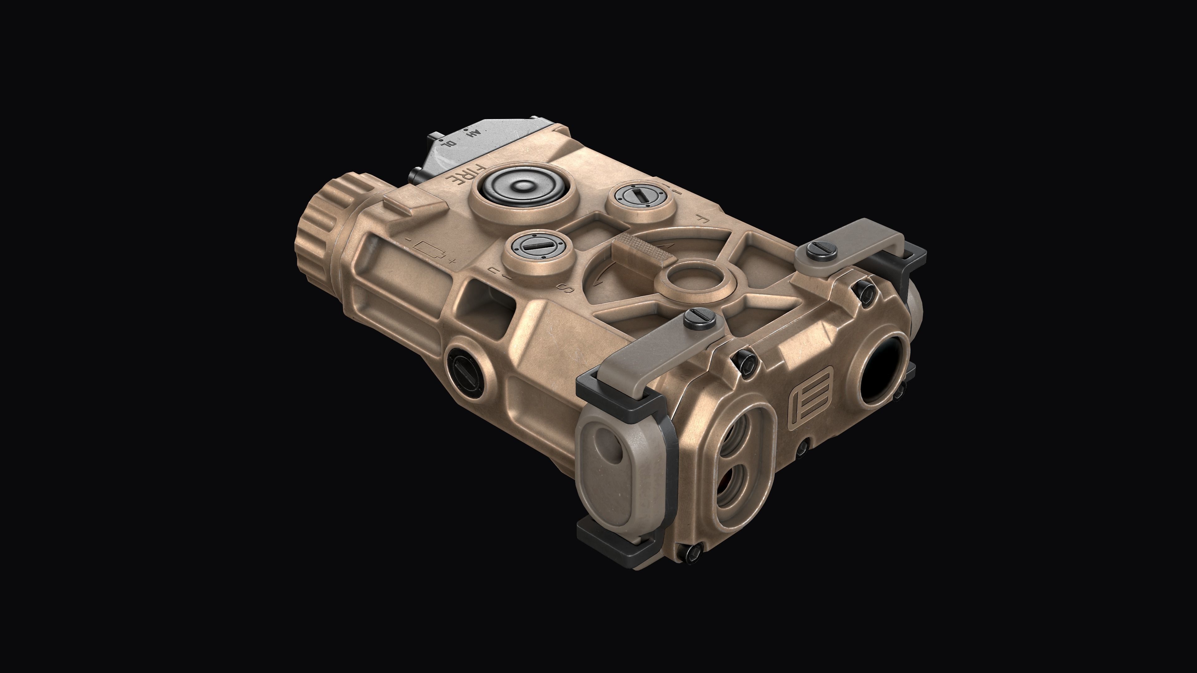 3D model Tactical device Laser Sight EOtech OGL VR / AR / low-poly | CGTrader