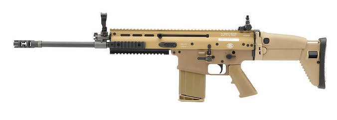 SCAR-FN 3D model rigged | CGTrader