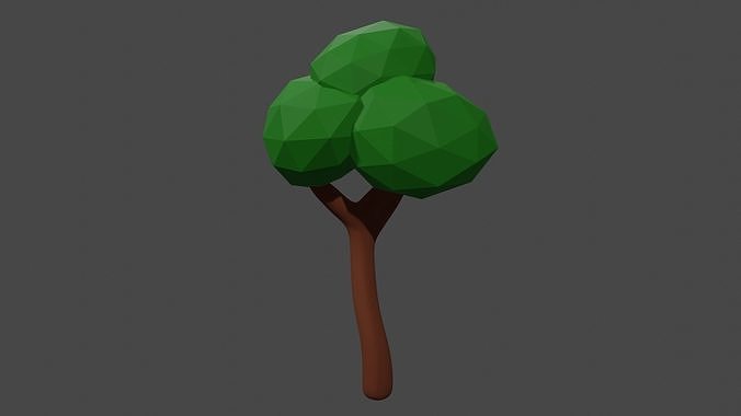 Low Poly Tree free VR / AR / low-poly 3D model | CGTrader