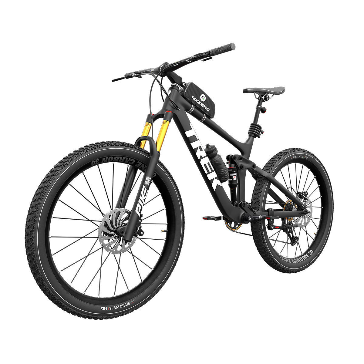 Mountain Bike-Black 3D model | CGTrader
