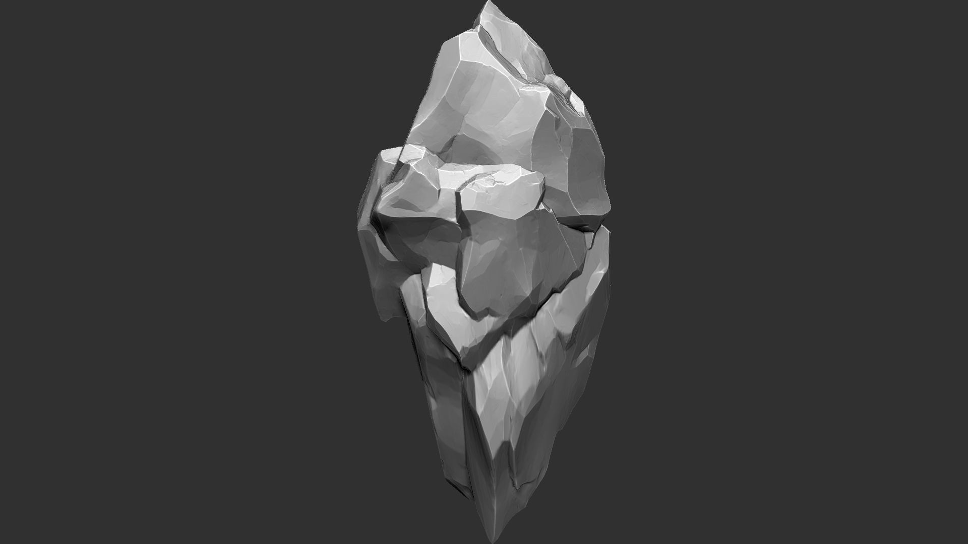 3D Suspended Mountain Zbrush sculpt 3D model | CGTrader