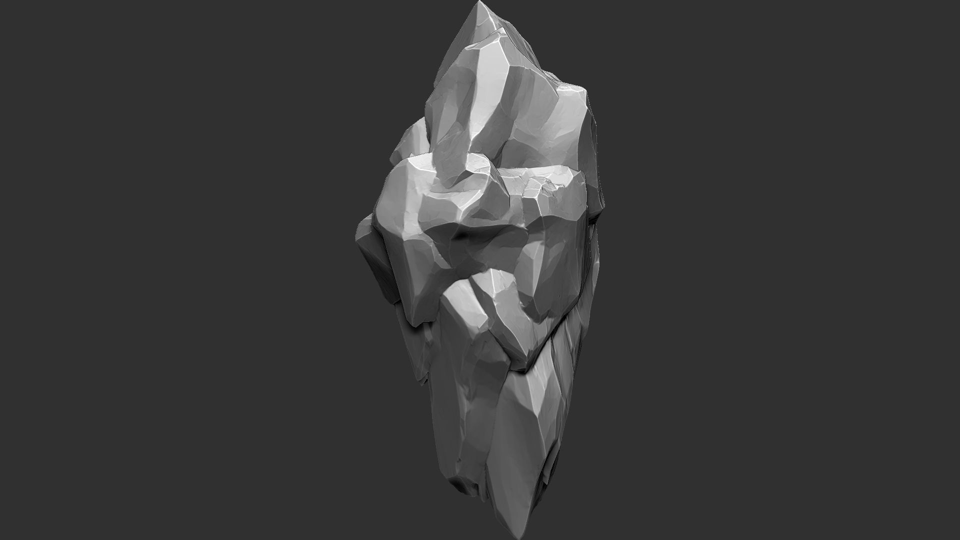3D Suspended Mountain Zbrush sculpt 3D model | CGTrader