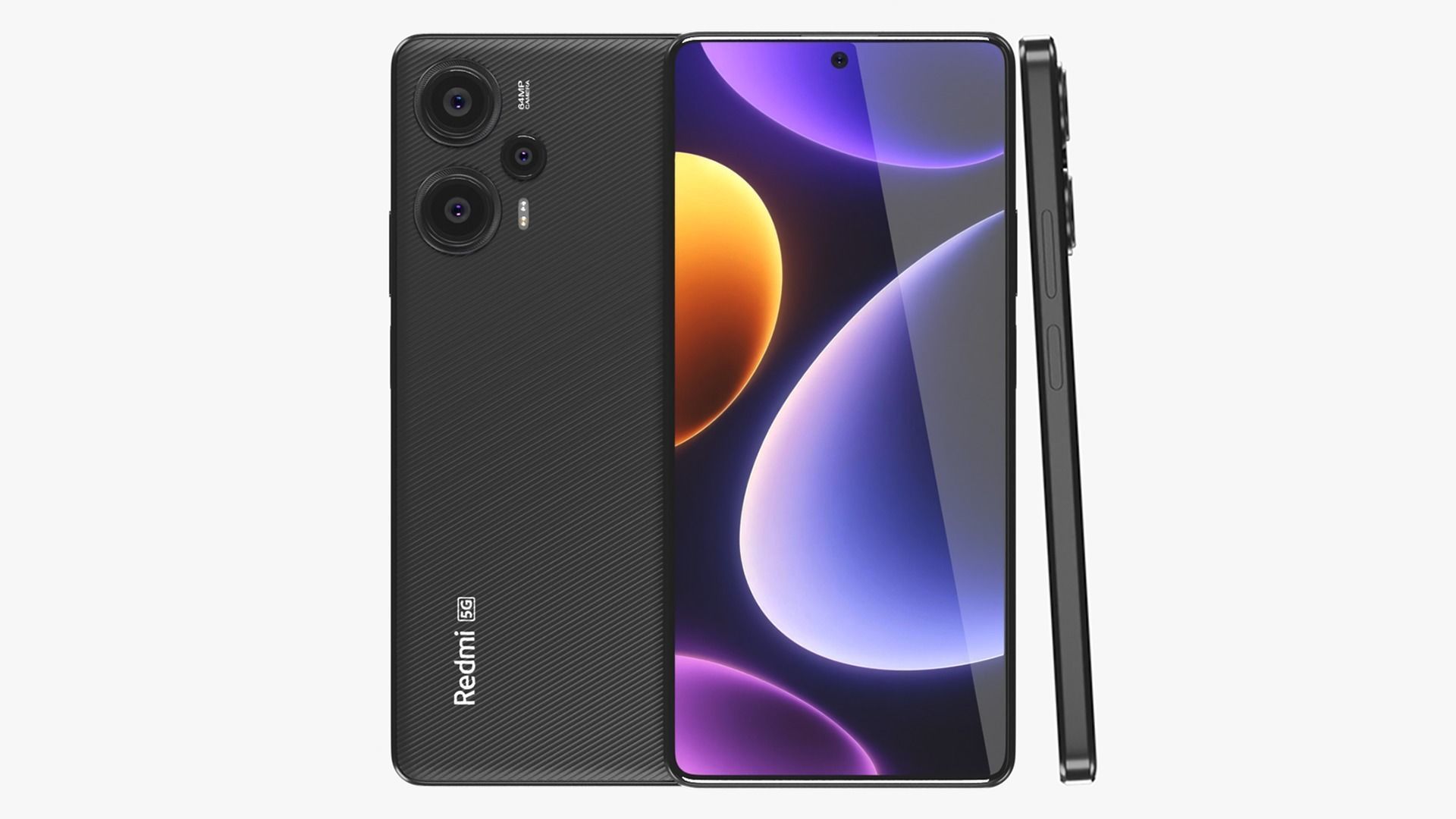 Xiaomi Redmi Note 12 Turbo Black 3D model | CGTrader