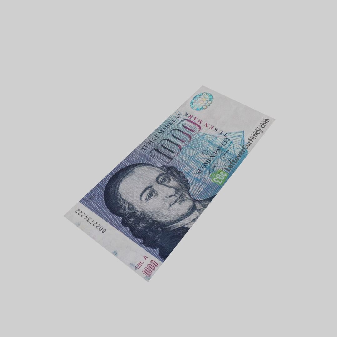 3D model Finland currency VR / AR / low-poly | CGTrader