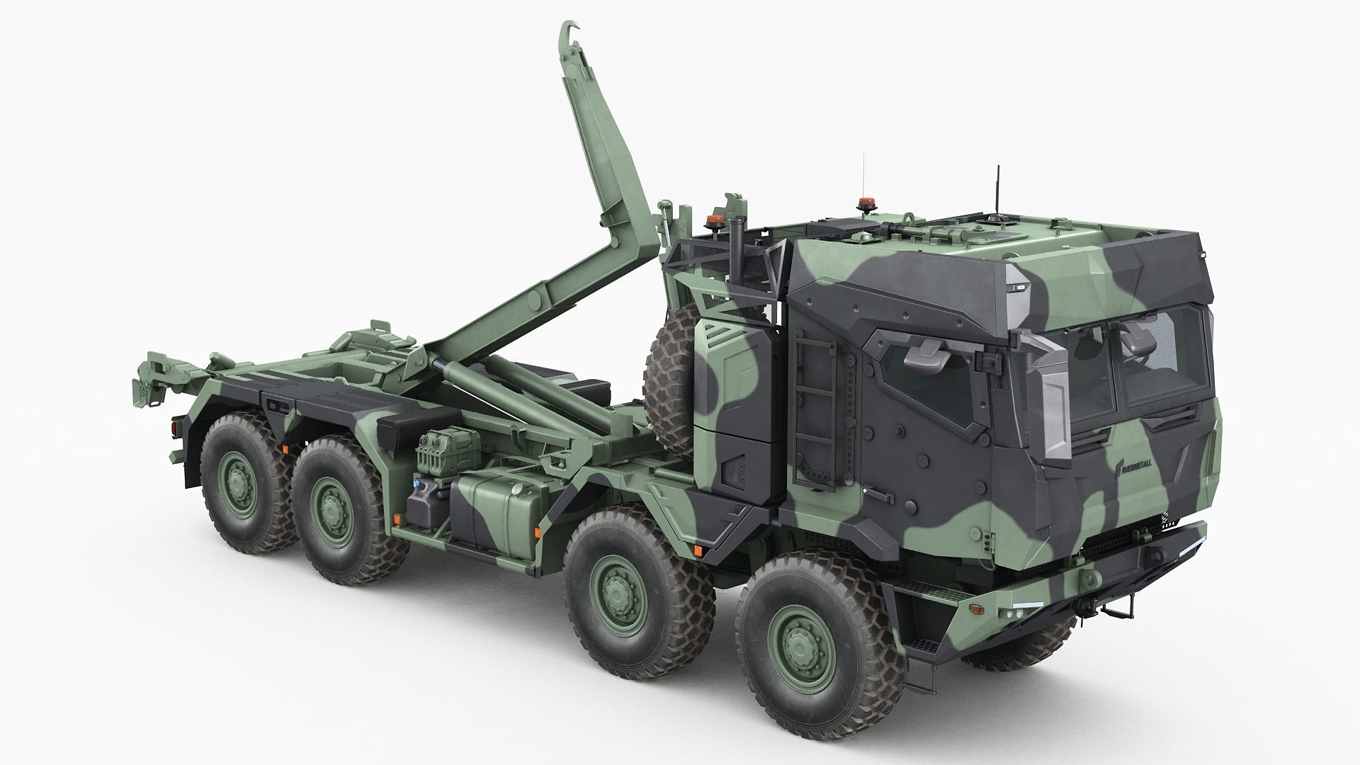 RMMV HX3 tactical military truck 8x8 3D model | CGTrader