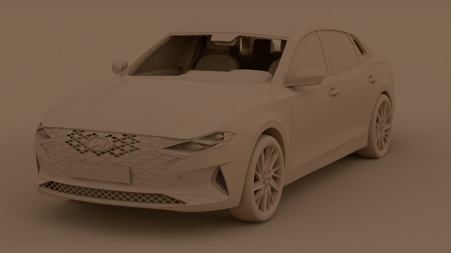 2023 Hyundai Grandeur-Azera 3D model | CGTrader