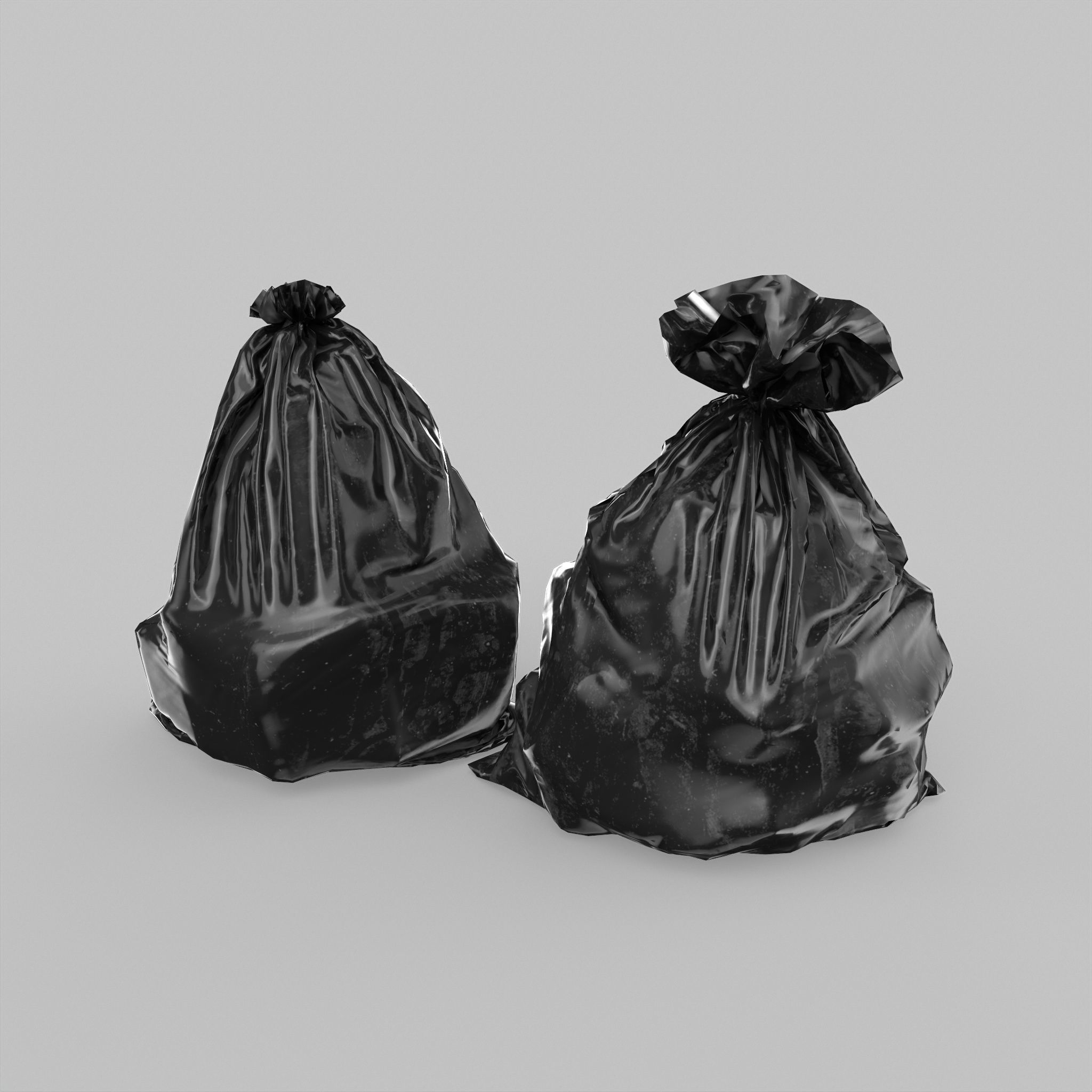 3D model Garbage Bags Low Poly VR / AR / low-poly | CGTrader