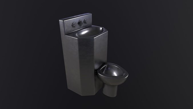 3D model Prison Toilet 3D Model VR / AR / low-poly | CGTrader