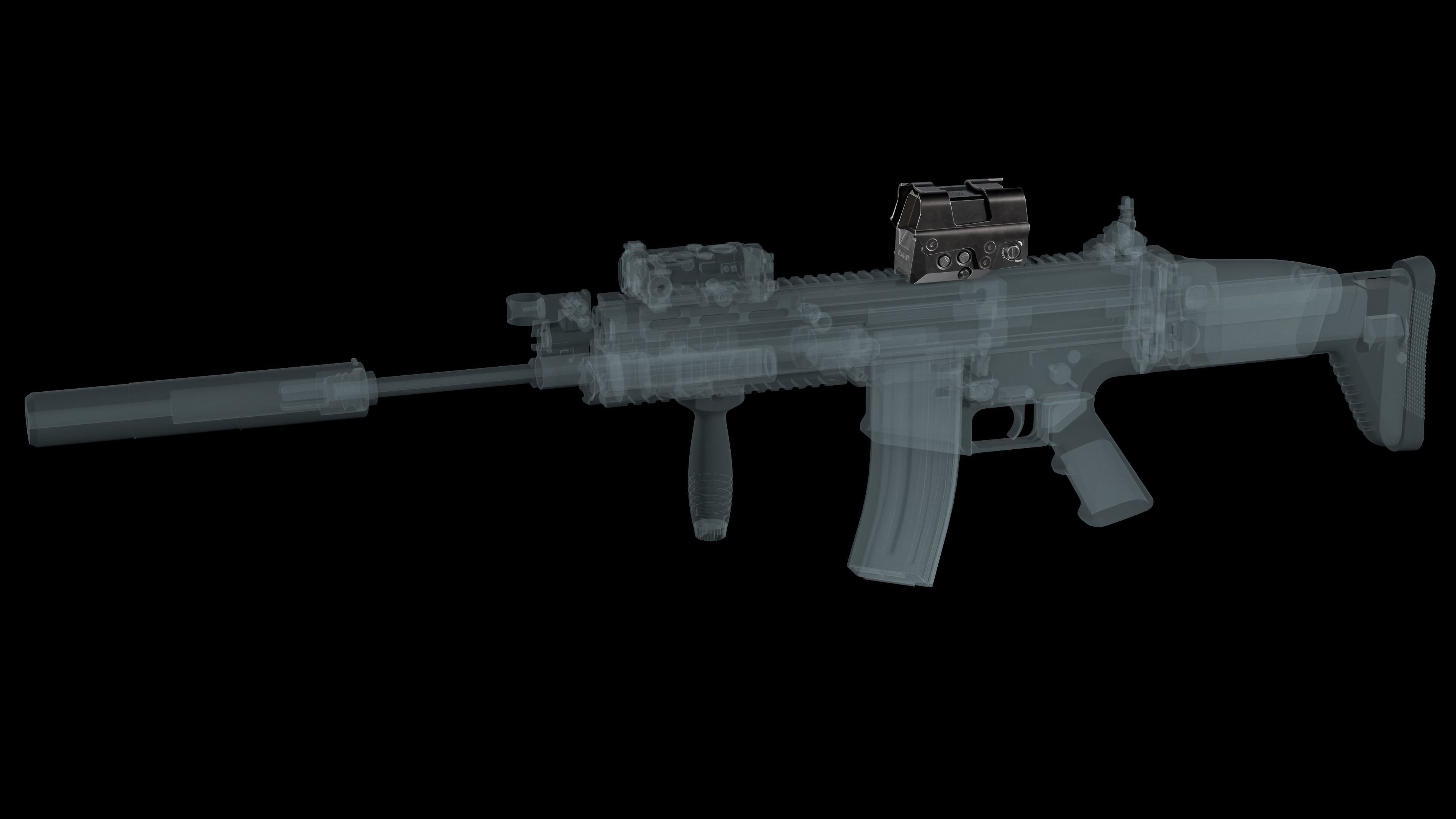 3D model Red Dot Sight SIG SAUER ROMEO8T VR / AR / low-poly | CGTrader