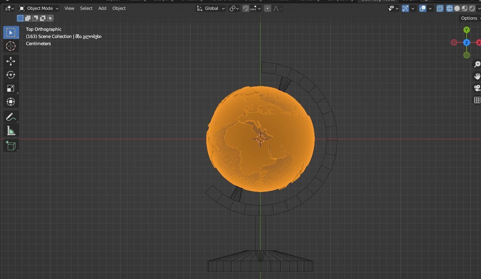 removable spinning earth globe 3D model 3D printable | CGTrader