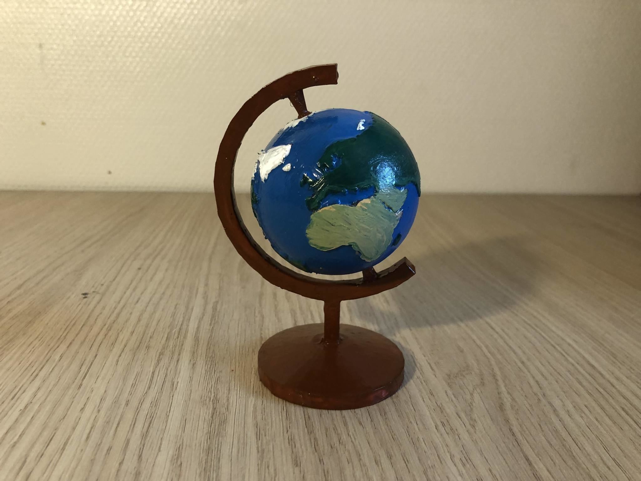 removable spinning earth globe 3D model 3D printable | CGTrader