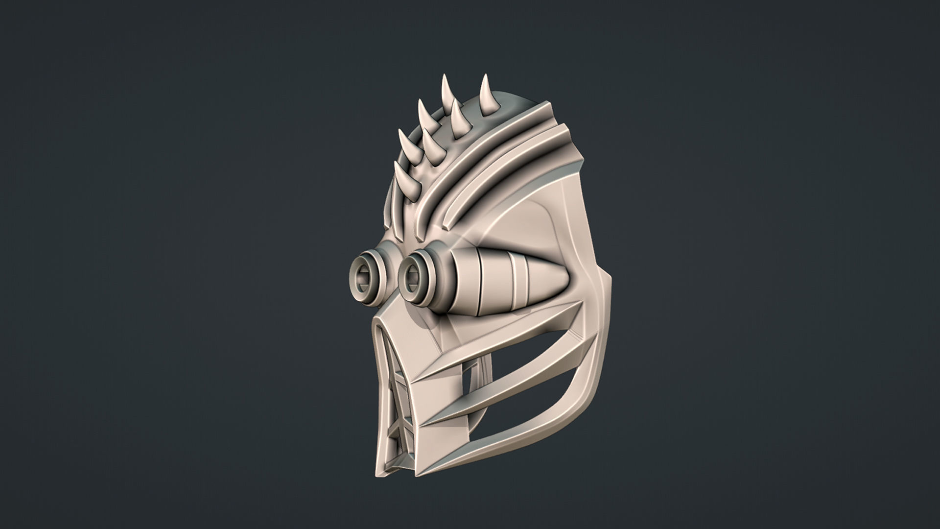 INSPIRED BY KABAL MASK FROM MORTAL KOMBAT 3D model 3D printable | CGTrader