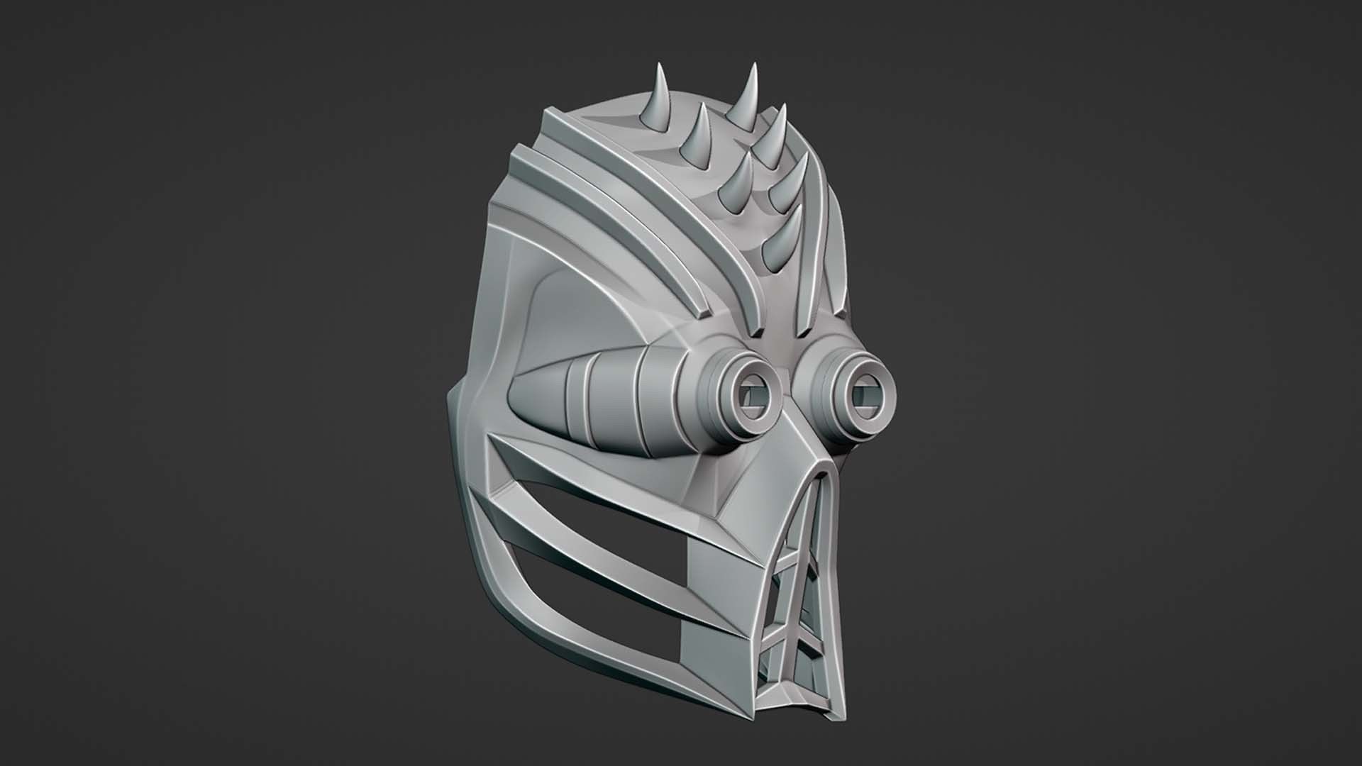INSPIRED BY KABAL MASK FROM MORTAL KOMBAT 3D model 3D printable | CGTrader