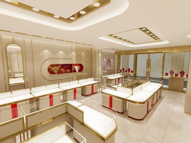 Jewelry Store 4 3D model | CGTrader