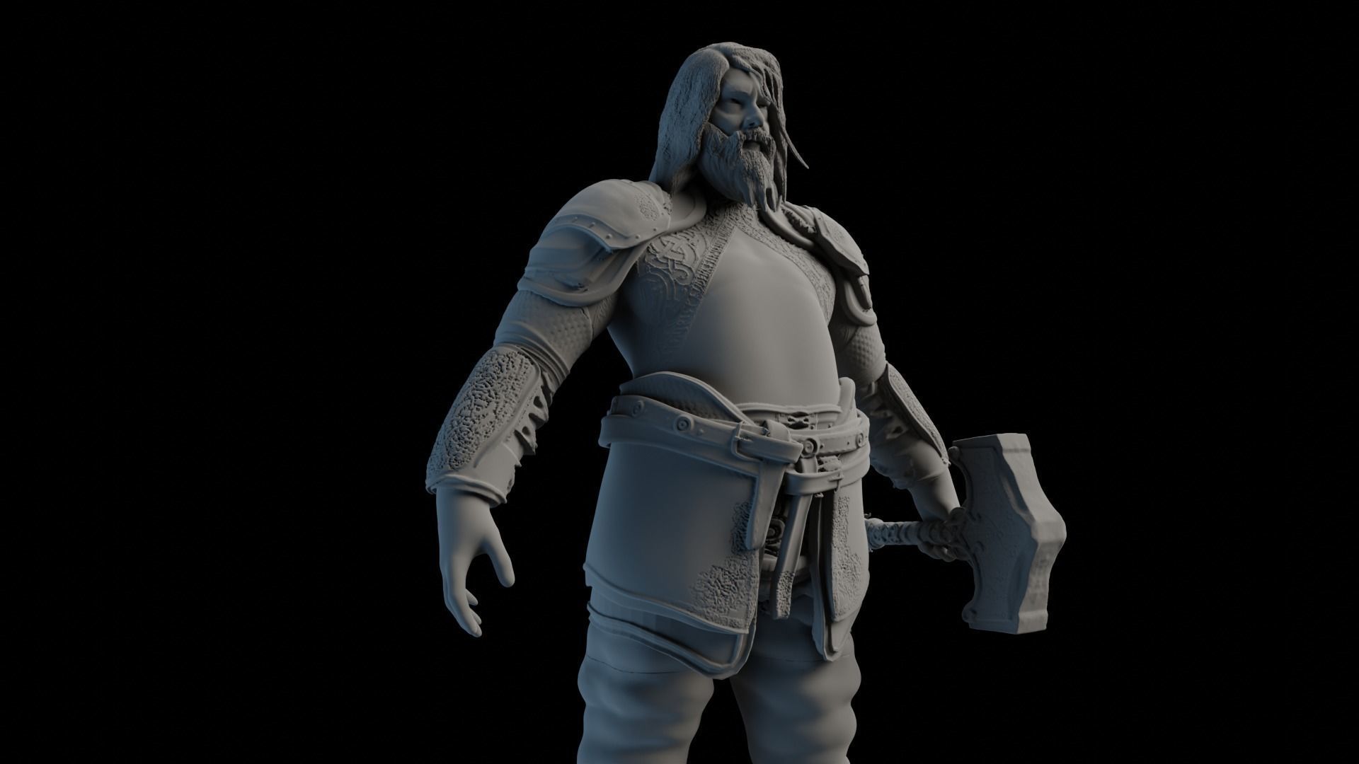 Thor 3D Print Model 3D model 3D printable | CGTrader