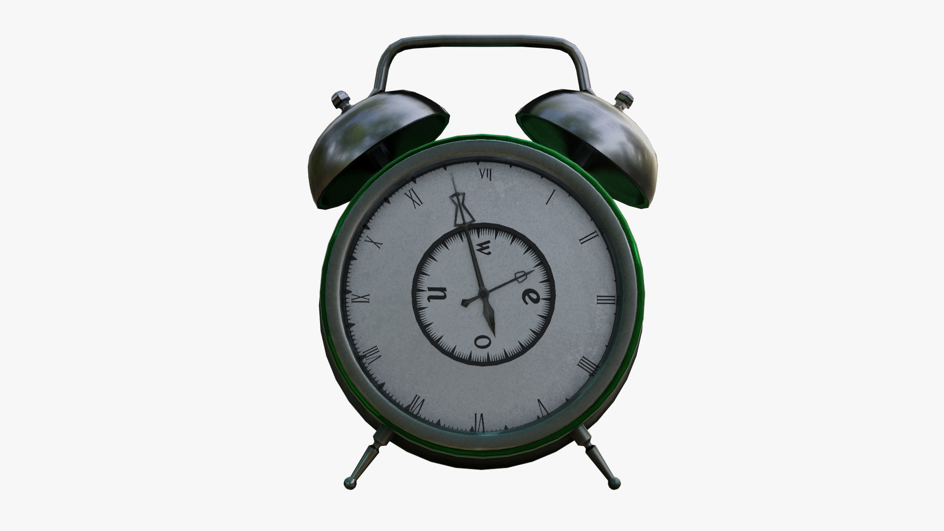 3D model Cartoon Animated Alarm clock VR / AR / low-poly | CGTrader