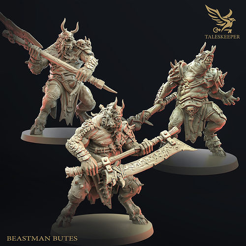 Beastman Brutes Bundle 3D model 3D printable | CGTrader