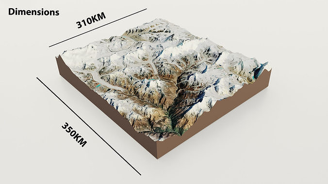 3D model Everest-Mountains VR / AR / low-poly | CGTrader