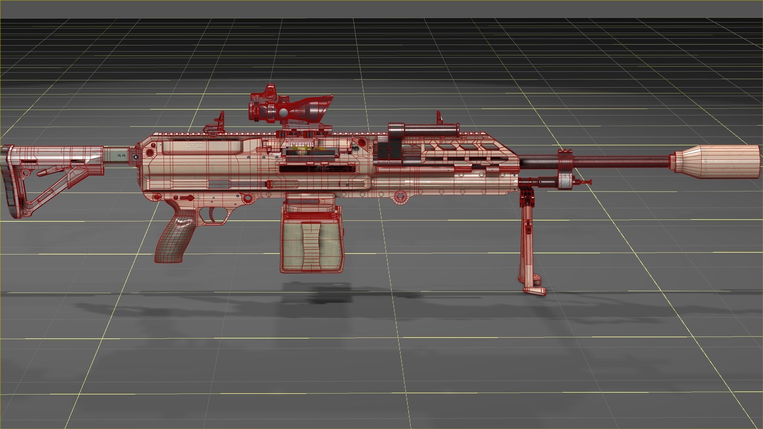 3D model SIG SAUER MG-338 VR / AR / low-poly | CGTrader