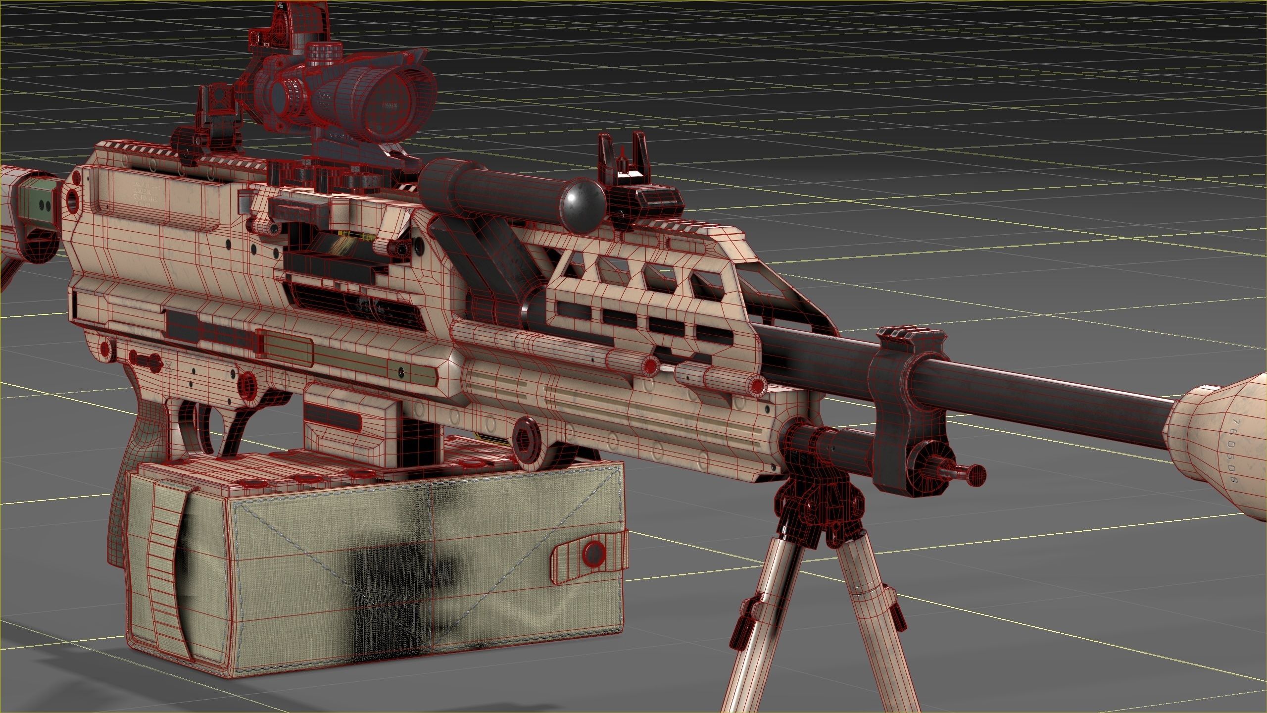 3D model SIG SAUER MG-338 VR / AR / low-poly | CGTrader