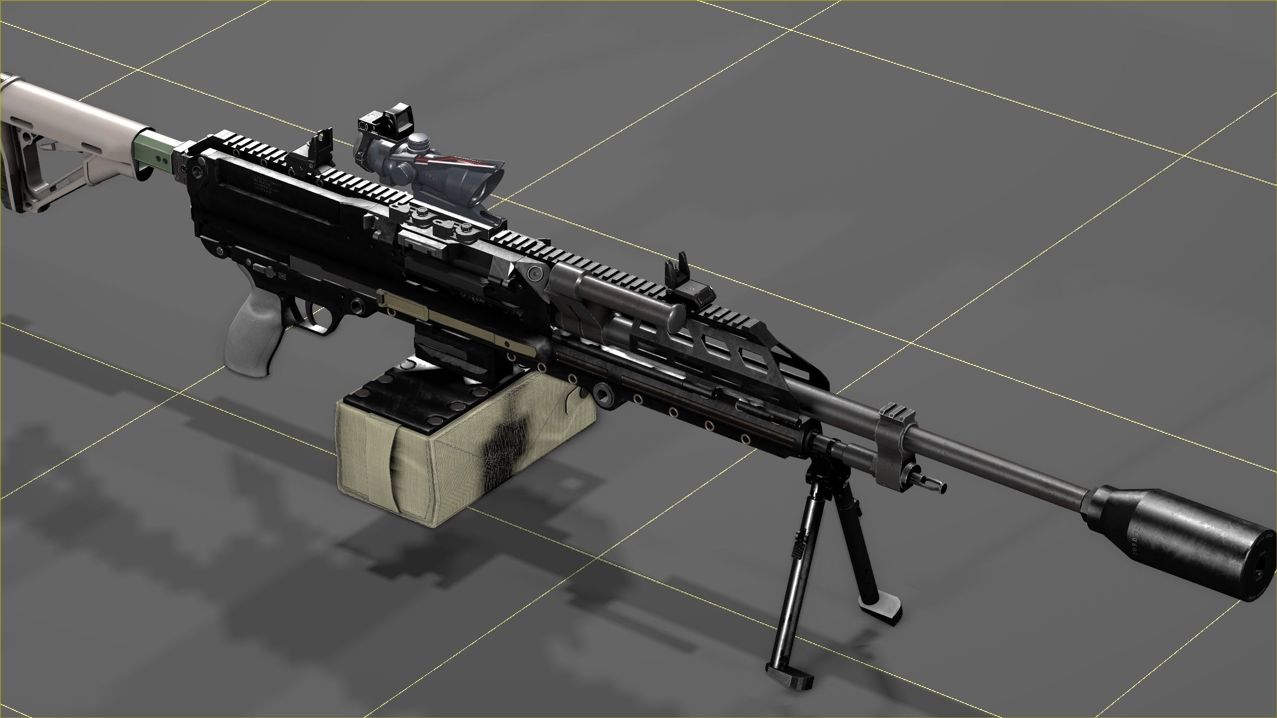 3D model SIG SAUER MG-338 VR / AR / low-poly | CGTrader