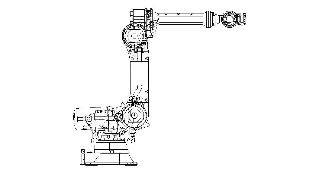 Fanuc R-2000iC 165F free 3D model rigged | CGTrader