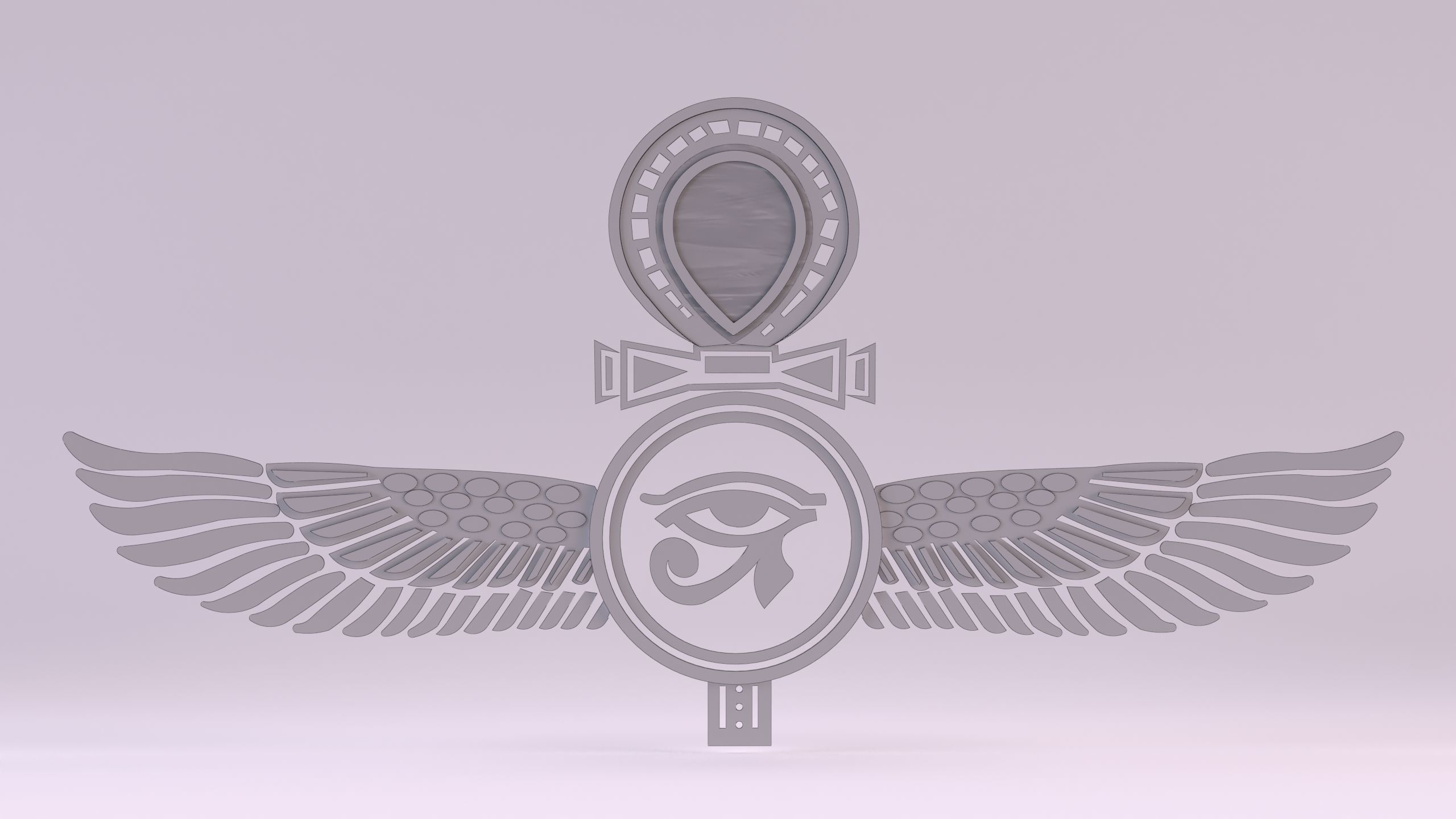 3D model Egyptian Symbols - 013 VR / AR / low-poly | CGTrader