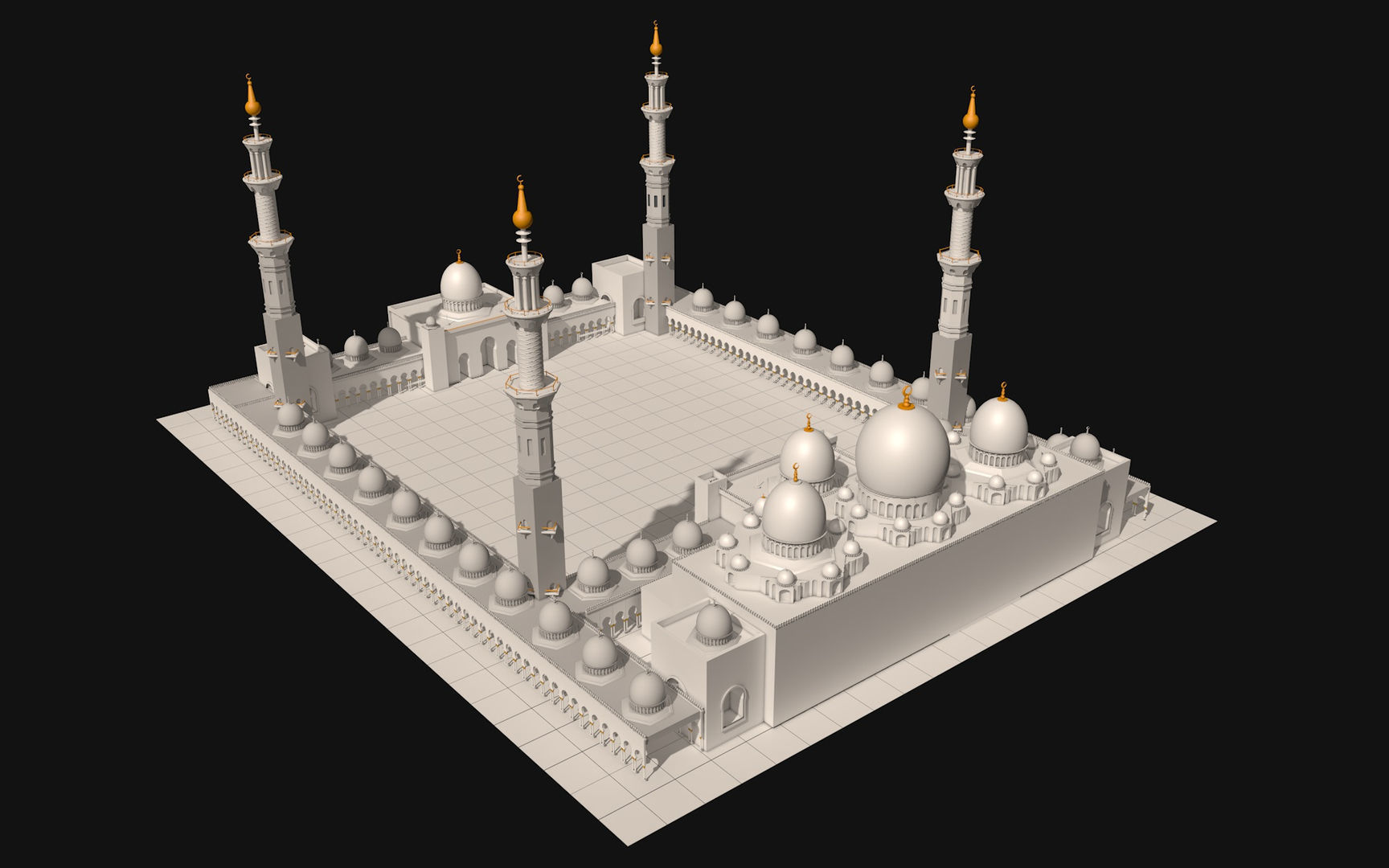 Sheikh Zayed Mosque 3D model | CGTrader