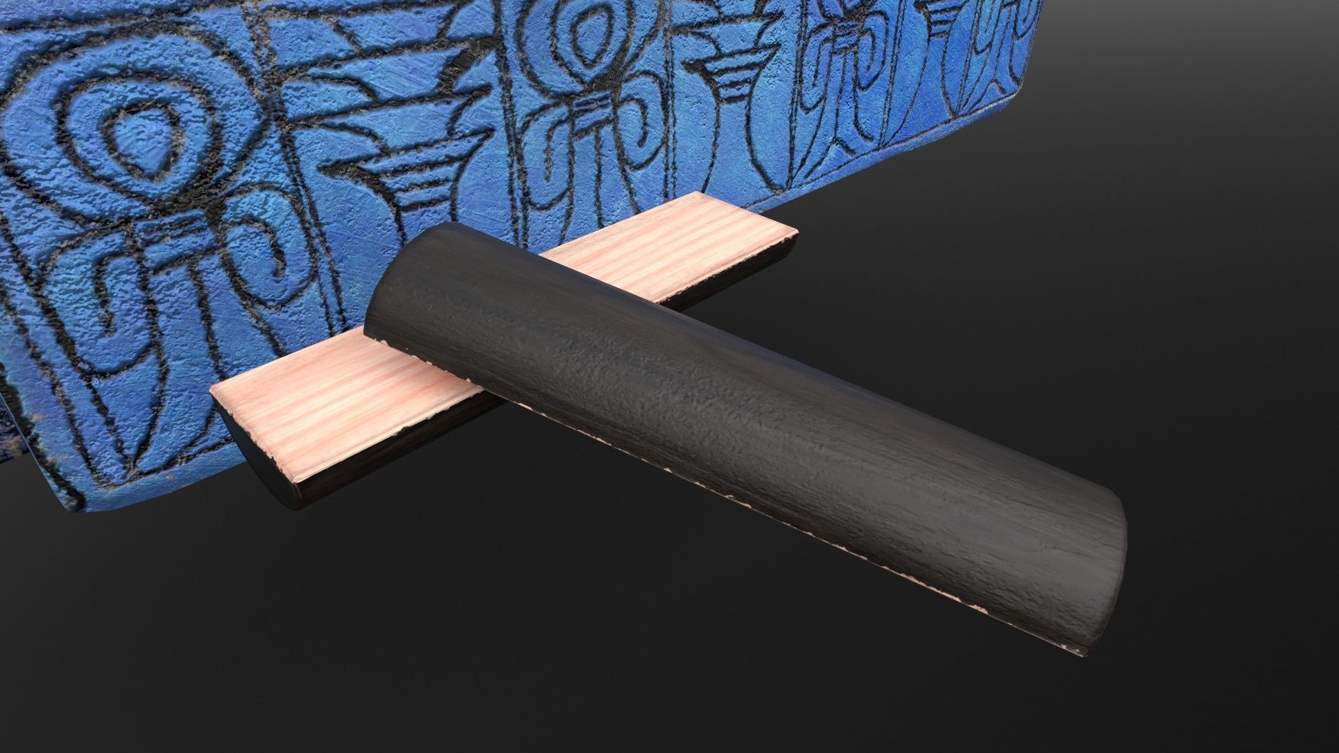 3D model Senet - Gameready Egyptian Boardgame model VR / AR / low-poly ...