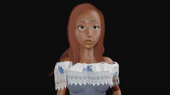 3D model Jenny VR / AR / low-poly | CGTrader