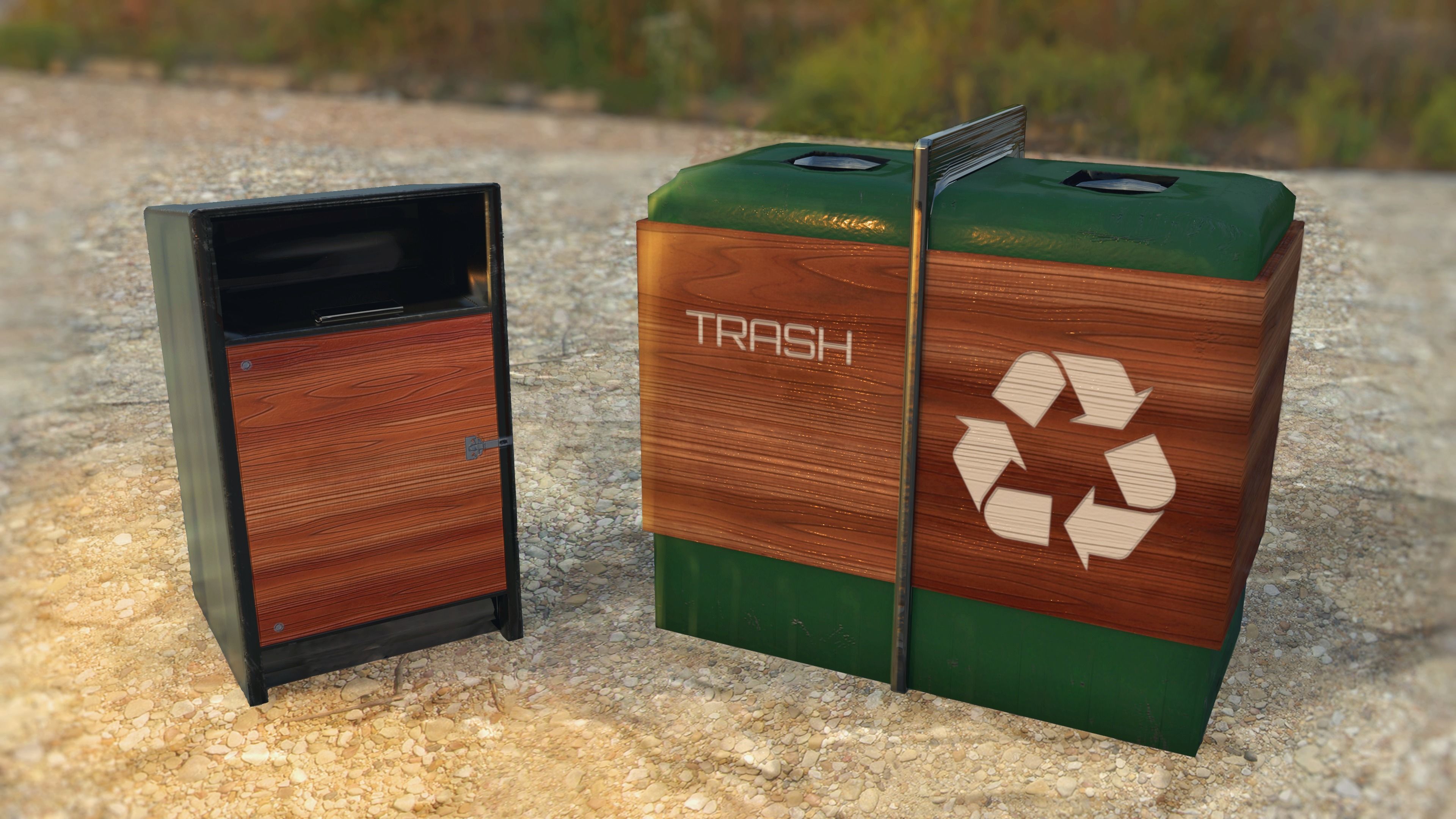 3D model Exterior City Prop Collection - FPS Cover Props VR / AR / low ...