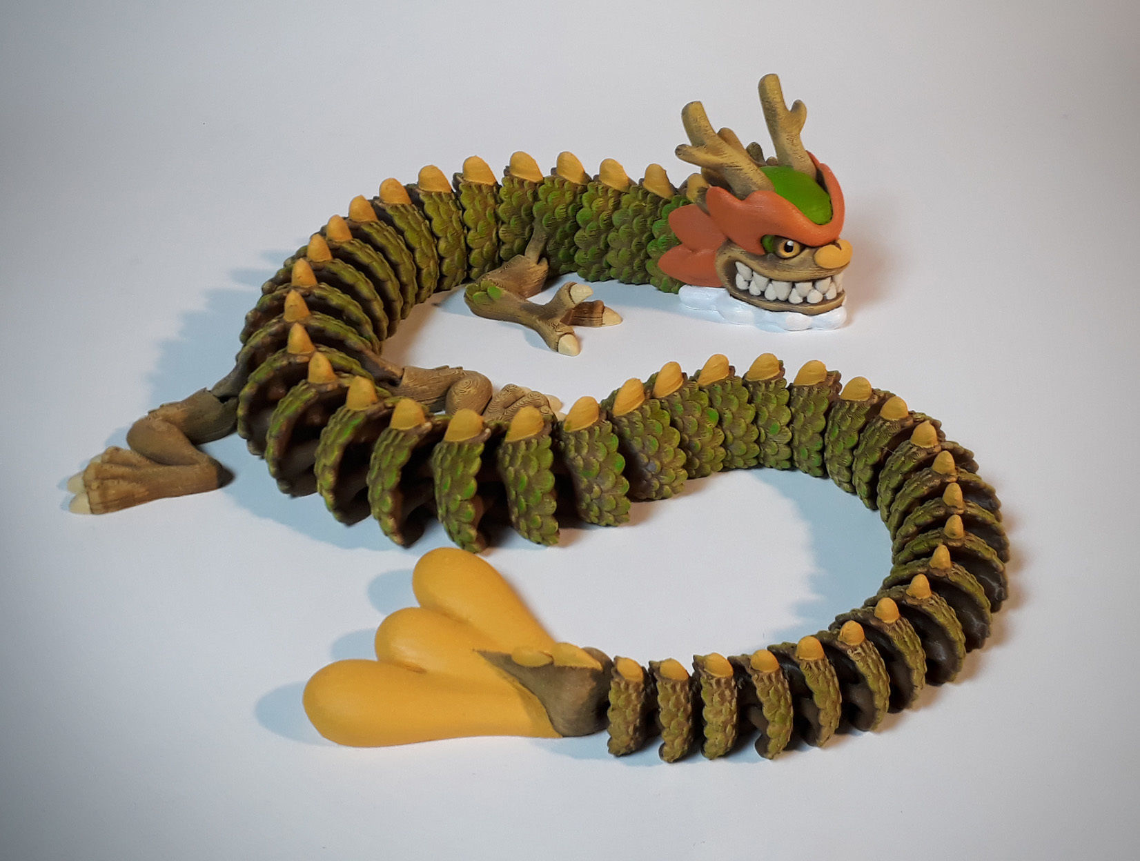 ARTICULATED LEGENDARY DRAGON 3D model 3D printable | CGTrader