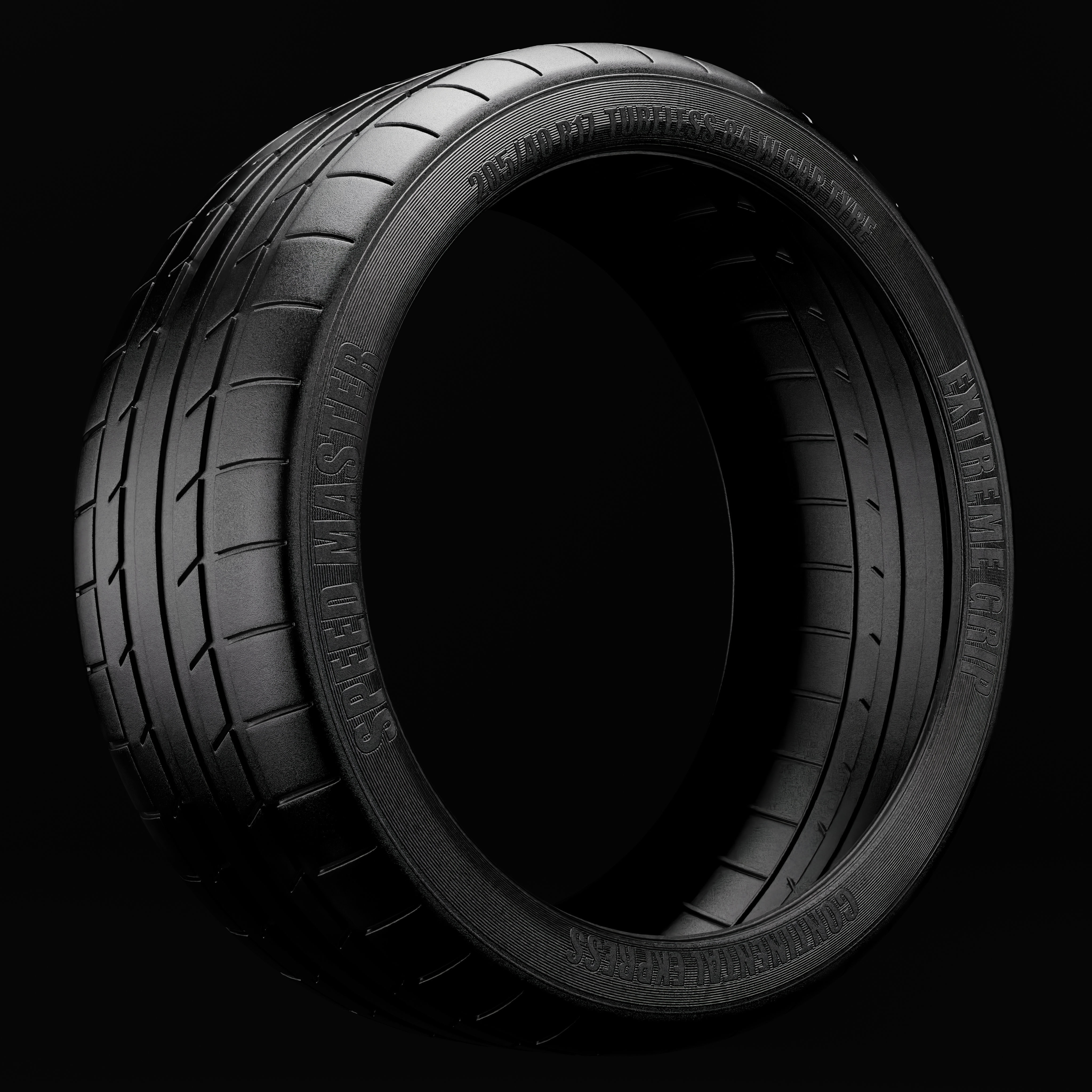 Sport Car Tyre 3d Model 3D model | CGTrader