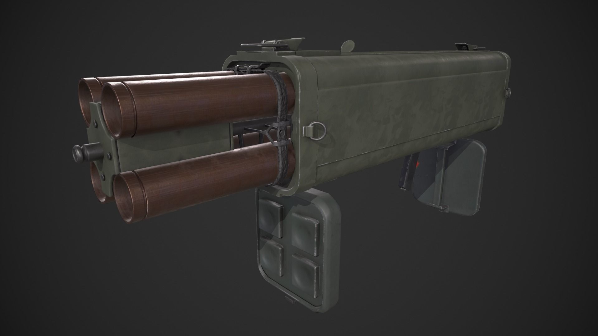 3D model M202 Flash VR / AR / low-poly | CGTrader