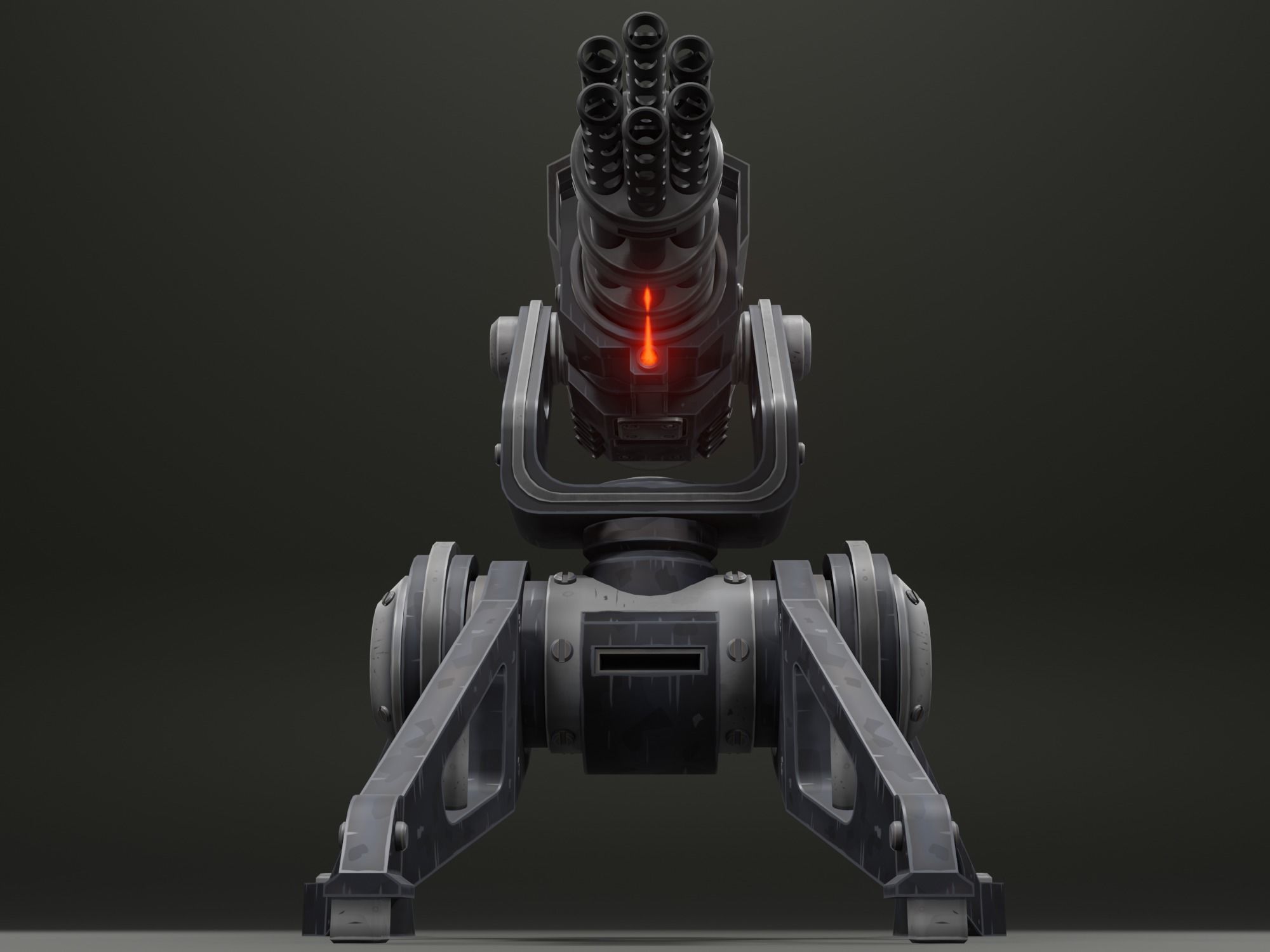 3D model Stylized turret VR / AR / low-poly | CGTrader
