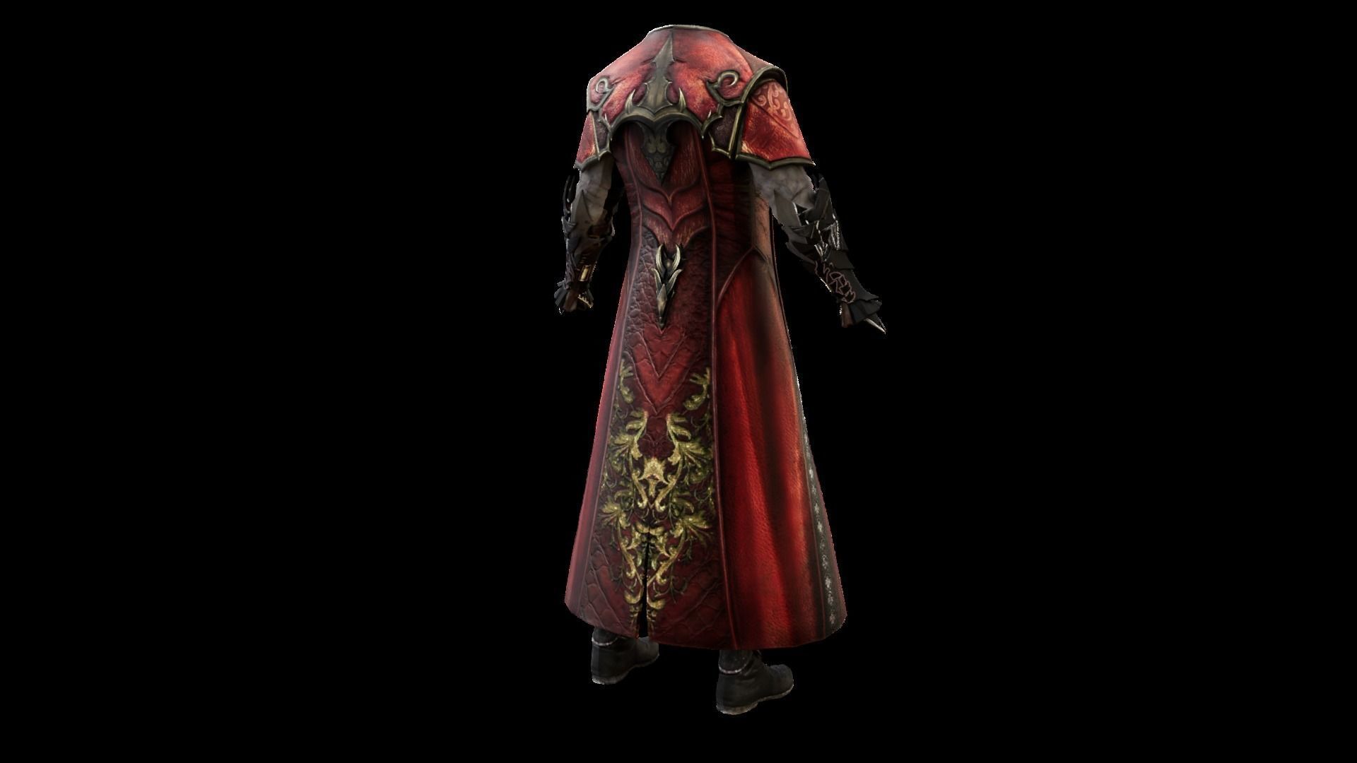 3D model vampire Gabriel cloth VR / AR / low-poly | CGTrader