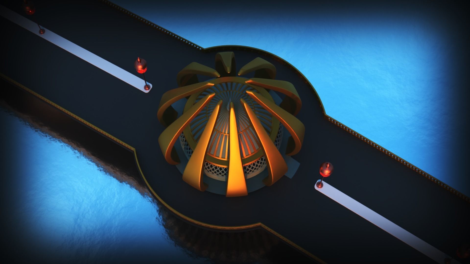 Fantasy Bridge 3D model | CGTrader