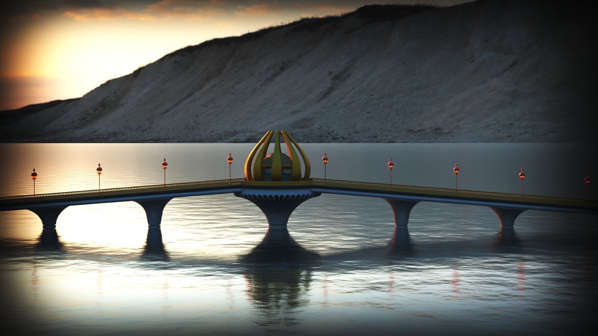 Fantasy Bridge 3D model | CGTrader