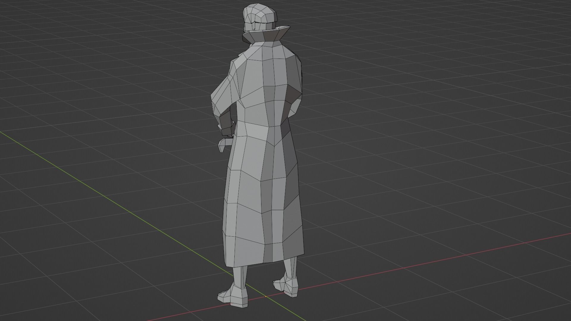 3D model Dracula Vampire Undead Lowpoly Gameready Rigged VR / AR / low ...