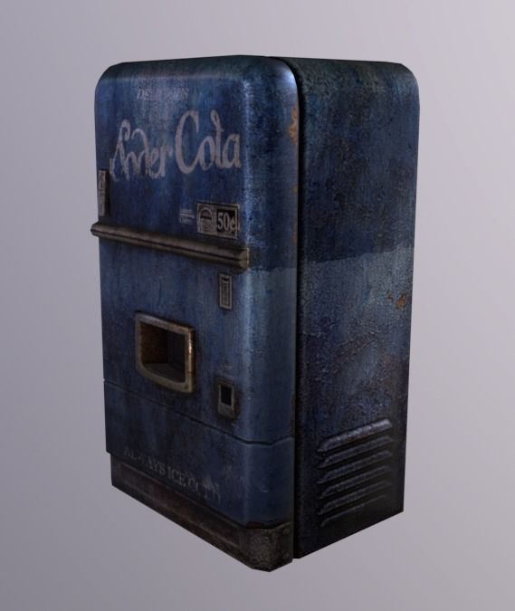 3D model Soda Machine VR / AR / low-poly | CGTrader