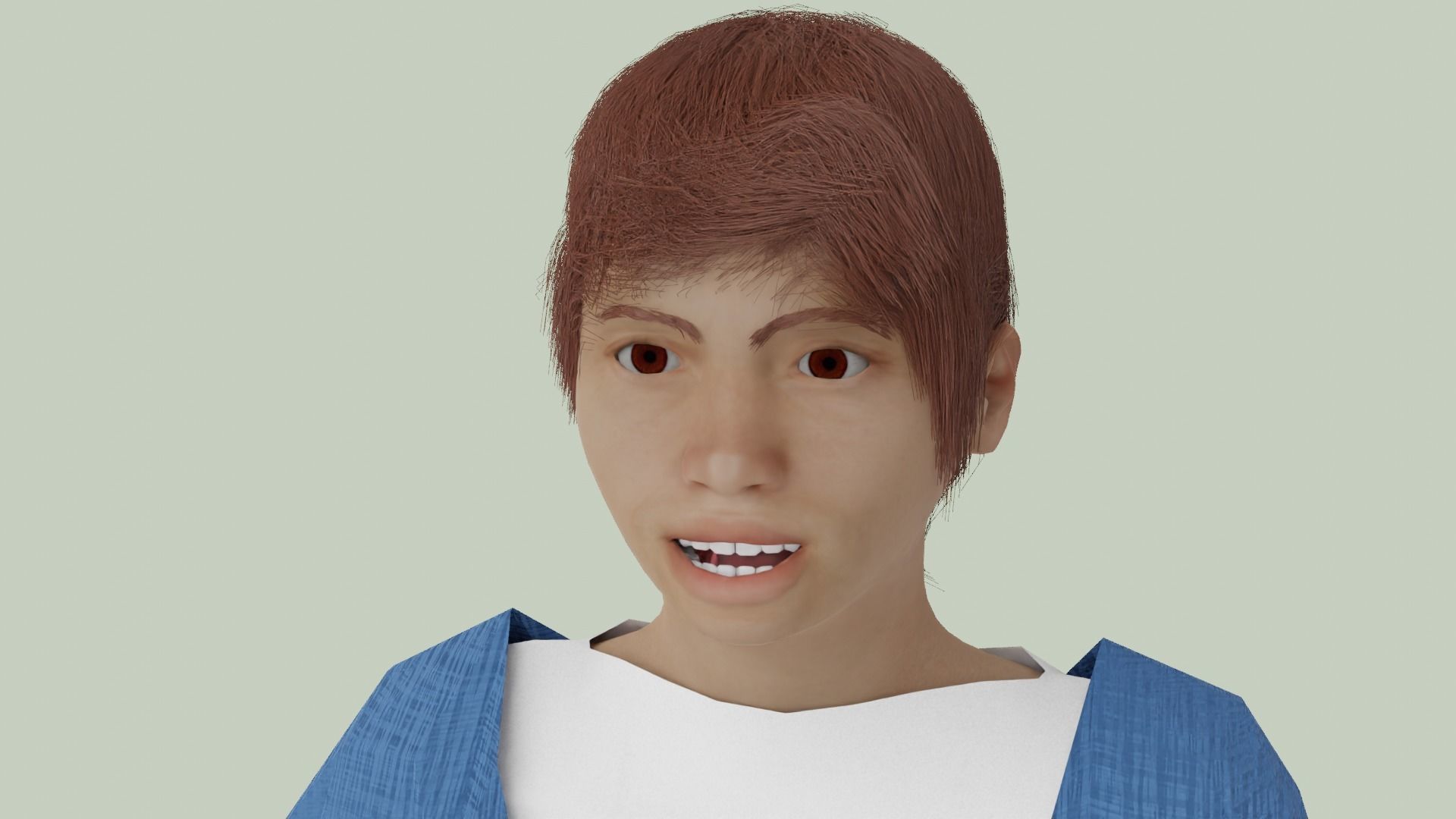 Rigged boy 3D model animated rigged | CGTrader