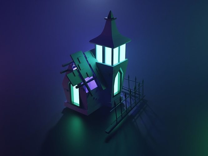 Spooky House 3D model | CGTrader