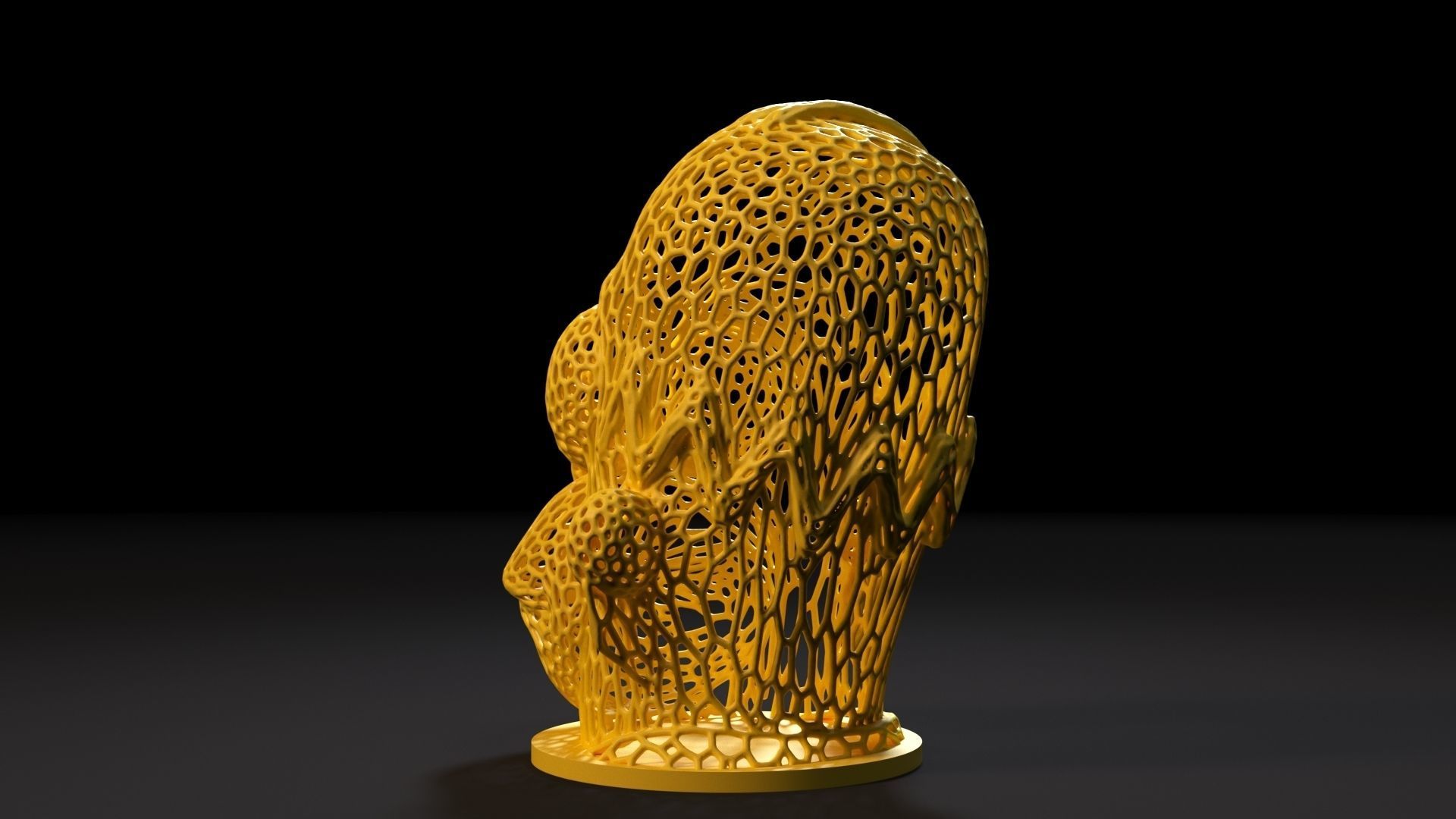 Homer Simpson 3D model 3D printable | CGTrader