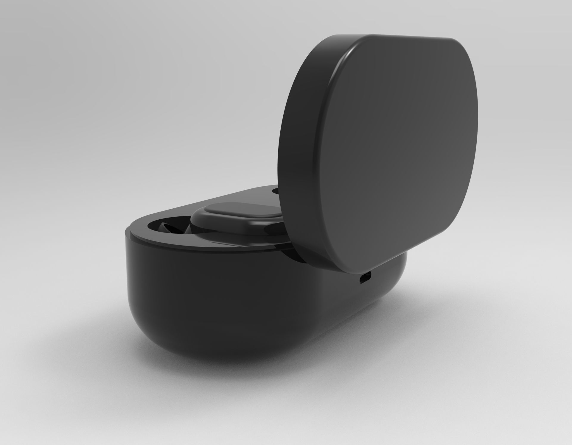 Bluetooth Earphones with case 3D model | CGTrader