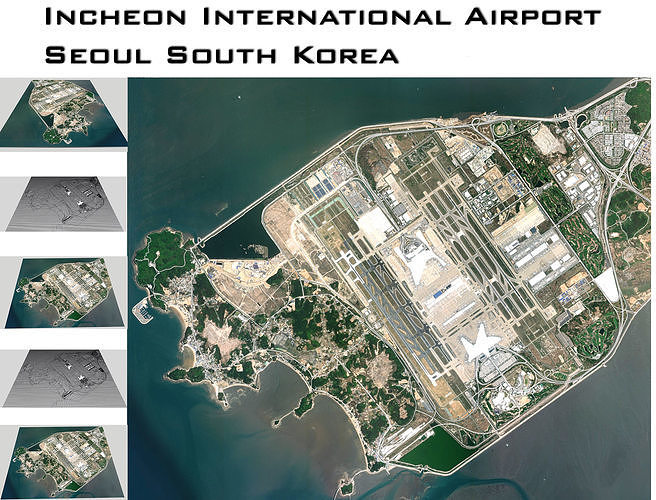 Incheon International Airport Seoul South Korea 3D model | CGTrader